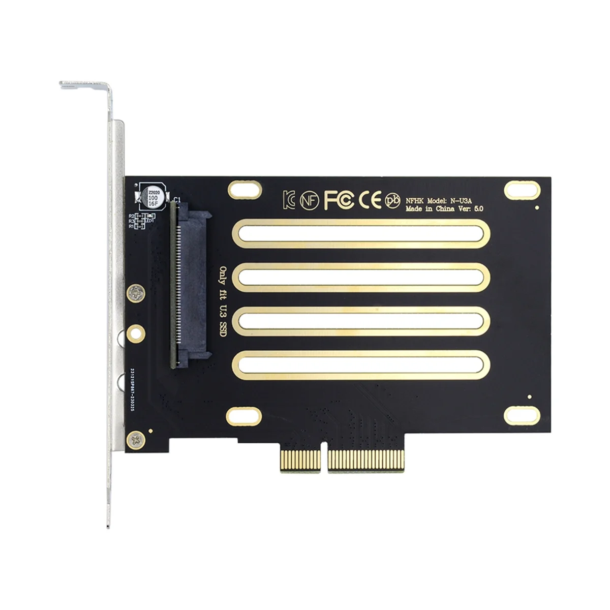 NVMe PCIe SSD U.3 U3 Kit SFF-8639 to PCI-E 4.0 X4 Host Adapter for ...