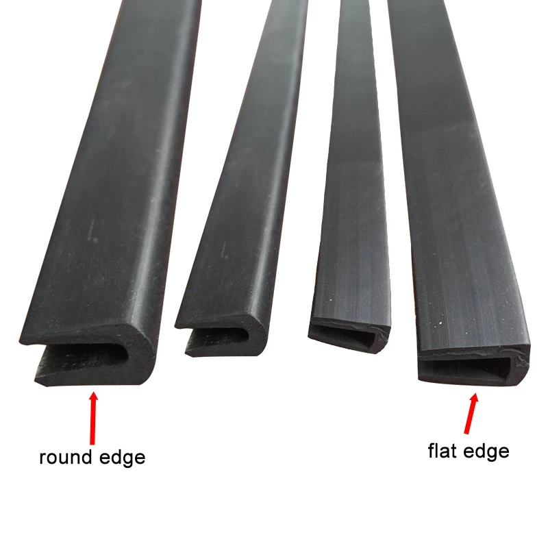 1 Meter U Channel Door Rubber Seal Strip Edge Trim Edge Guard ...
