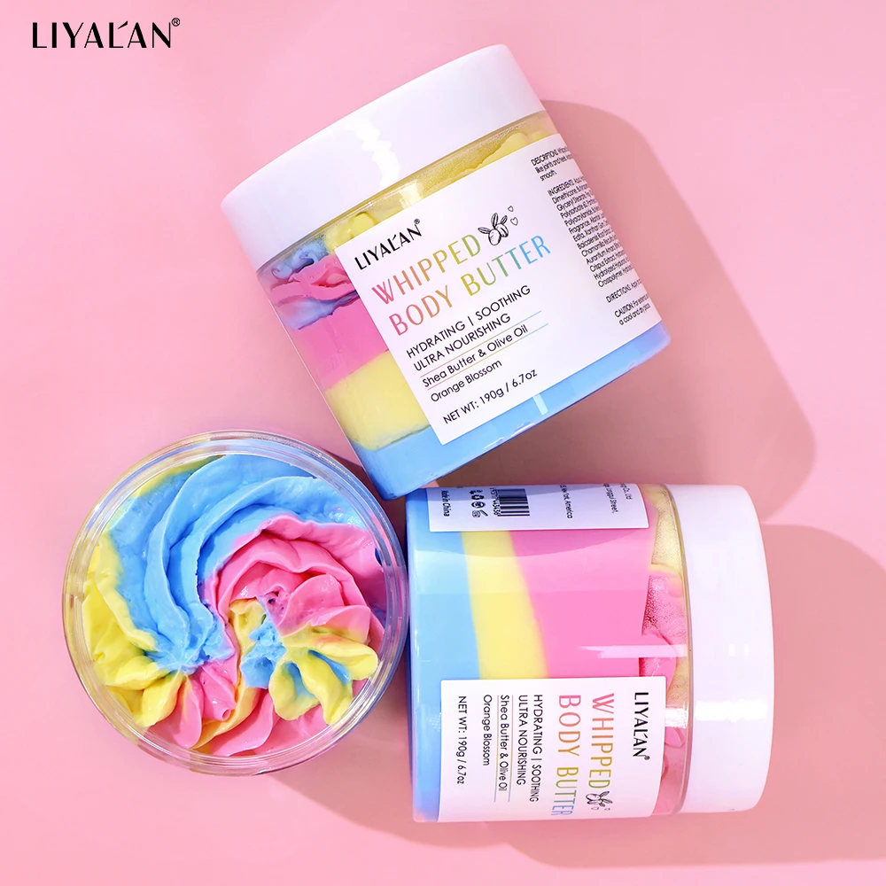 190g Rainbow Whipped Body Butter Skin Brighten Nourishing Hydrating ...