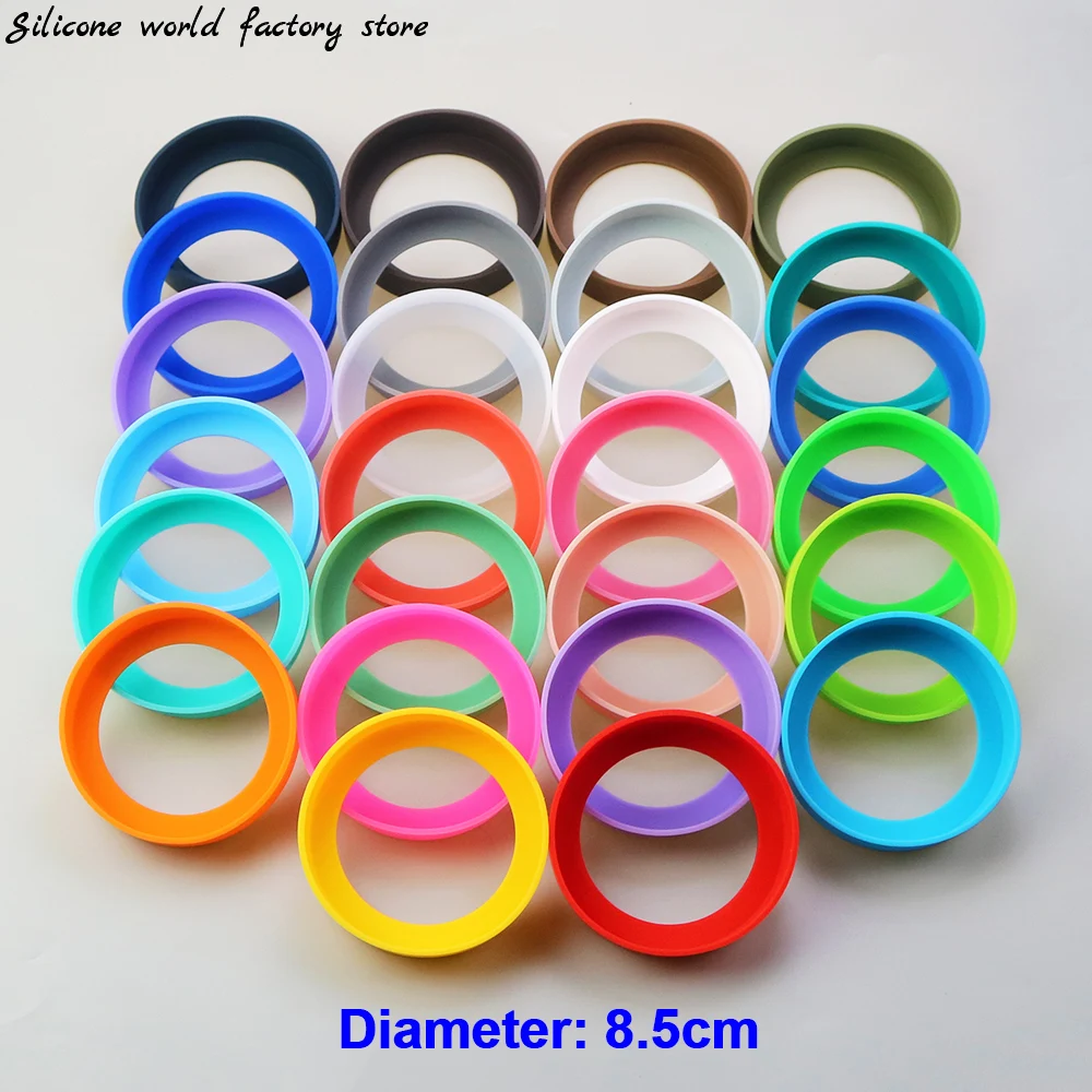 28-Colors-8-5CM-Silicone-Cup-Bottom-Protective-Cover-Cup-Holder-Cup ...