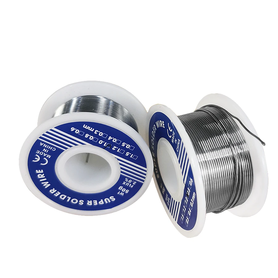 0 8mm 1 0mm 20g 50g 100g 납땜 주석 와이어 주석 용융 로진 코어 솔더 납땜 와이어 롤 무 세척 플럭스 2 0