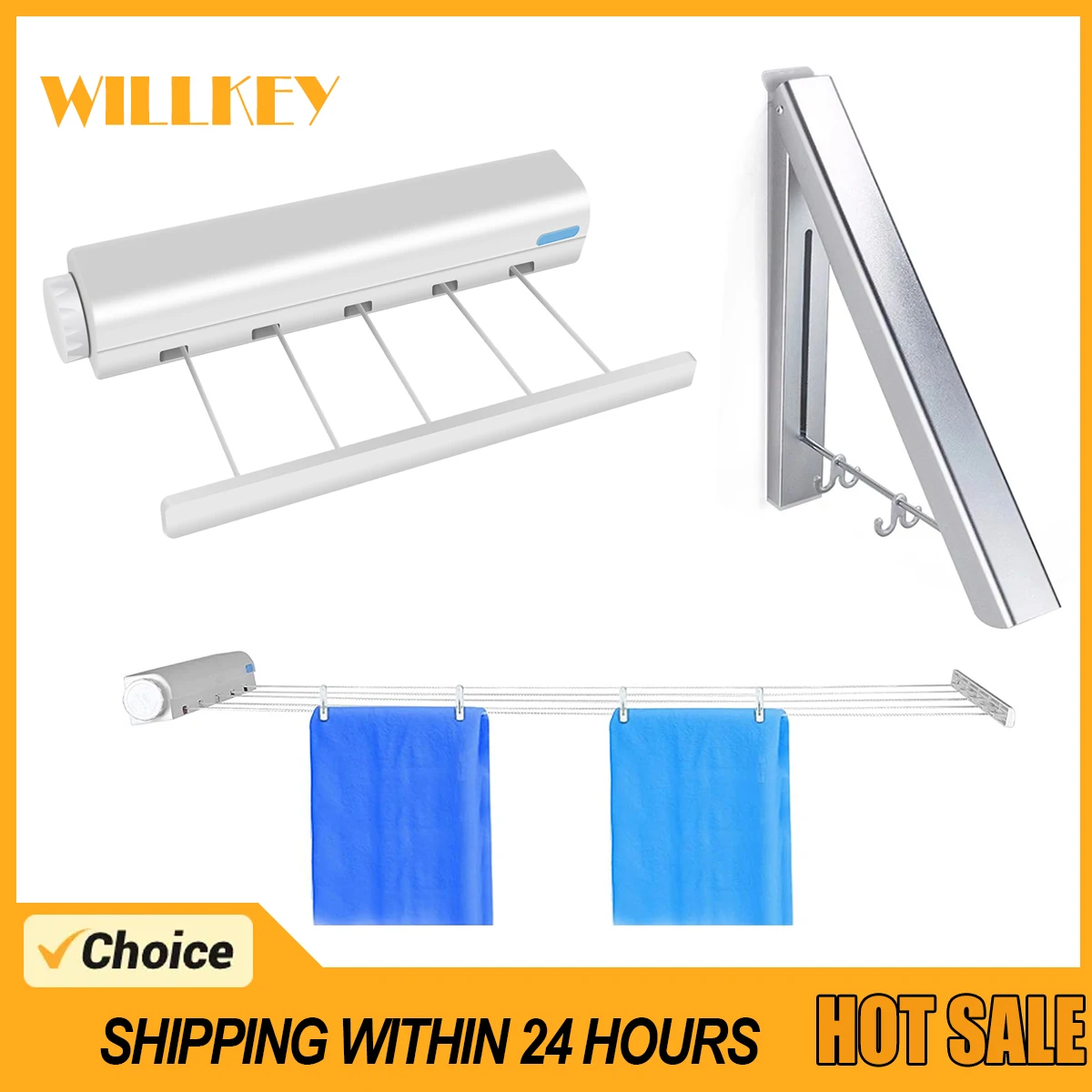 Retractable-Indoor-Clothesline-Wall-Mounted-Clothes-Dryer-Line-Wall ...