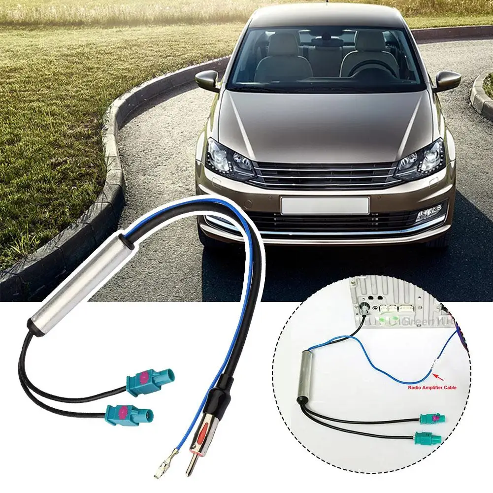Voor VOLKSWAGEN FAKRA Mannelijke Antenne Autoradio Antenne En AM/FM ...