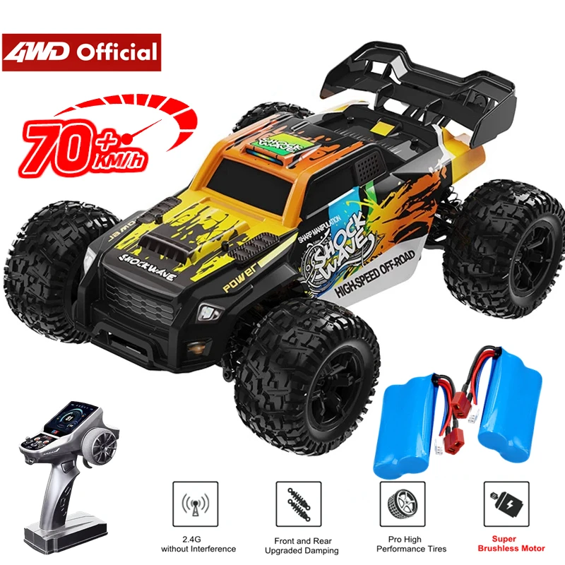 4WD-Super-Brushless-RC-Car-50-or-70KM-H-Fast-High-Speed-Waterproof ...