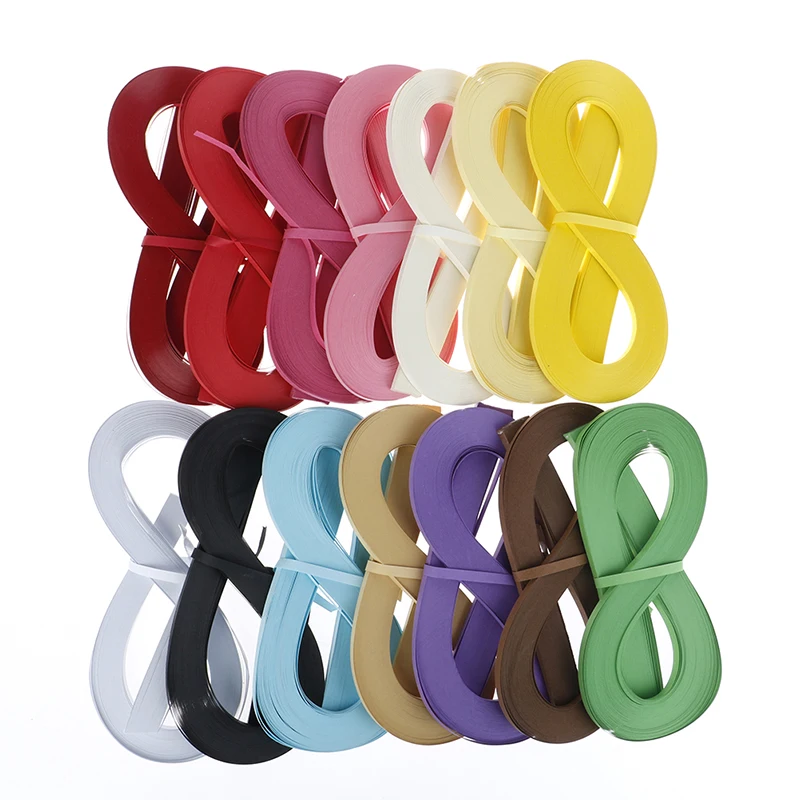 120PCS-Paper-Art-Era-14-Colors-Quilling-Paper-Tape-Roll-Paper-Strip ...