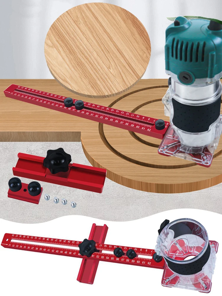 Alum-nio-Router-Milling-Groove-Bracket-Gabinete-Hardware-Jig-c-rculo ...