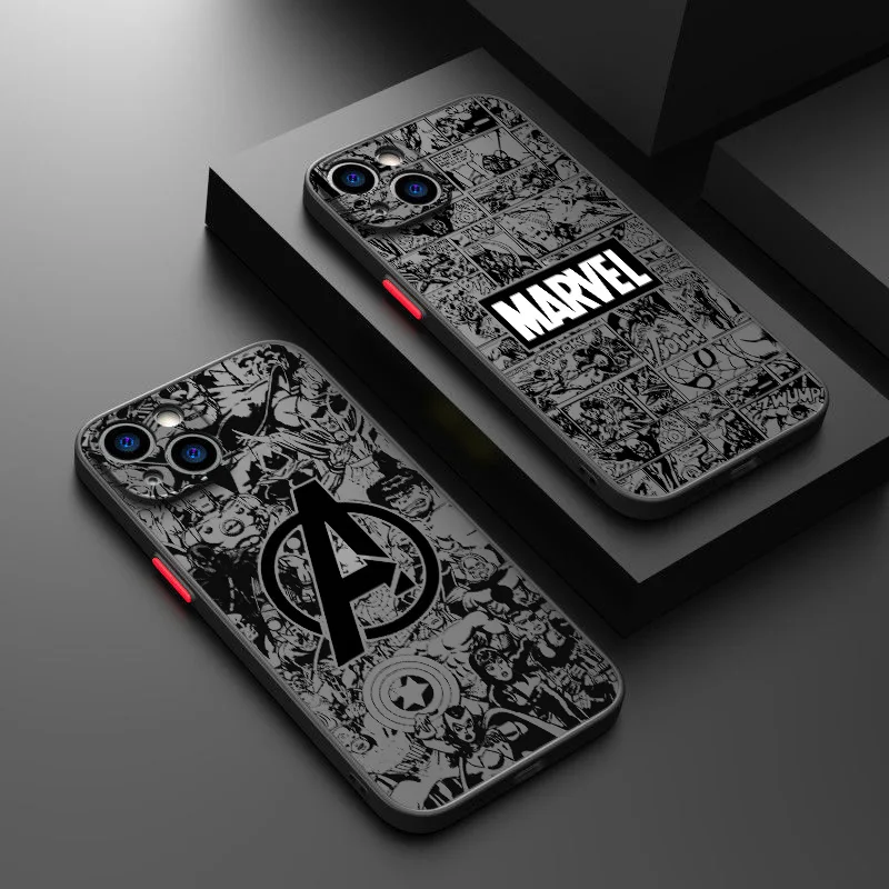 Marvel Spiderman Avengers Phone Case For Apple iPhone 14 13 12 11 XS ...