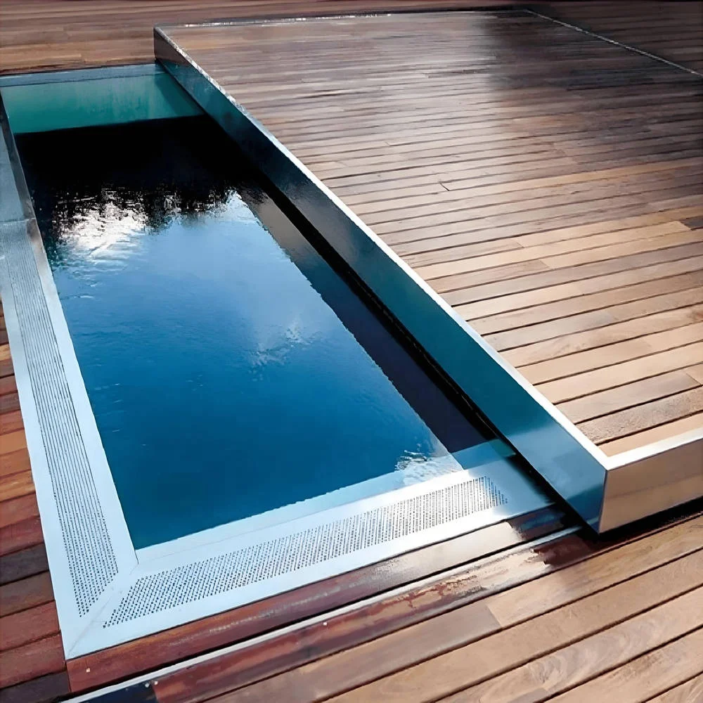 Family Pool Safety Pool Cover Electric Automatic Pool Deck Cover: The ...