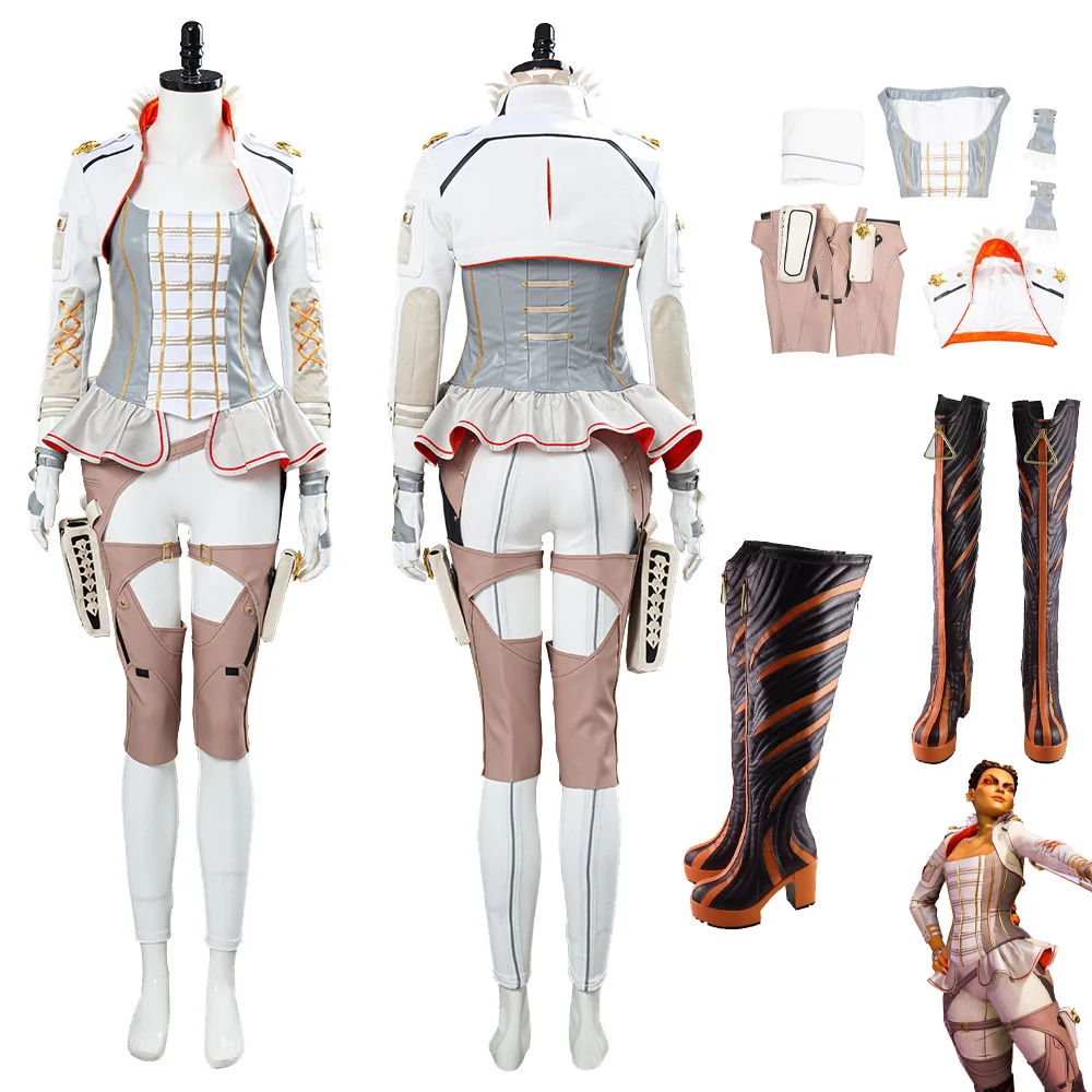 Female-Loba-Cosplay-Costume-Top-Pants-Shoes-Boots-for-Women-Girls-TV ...
