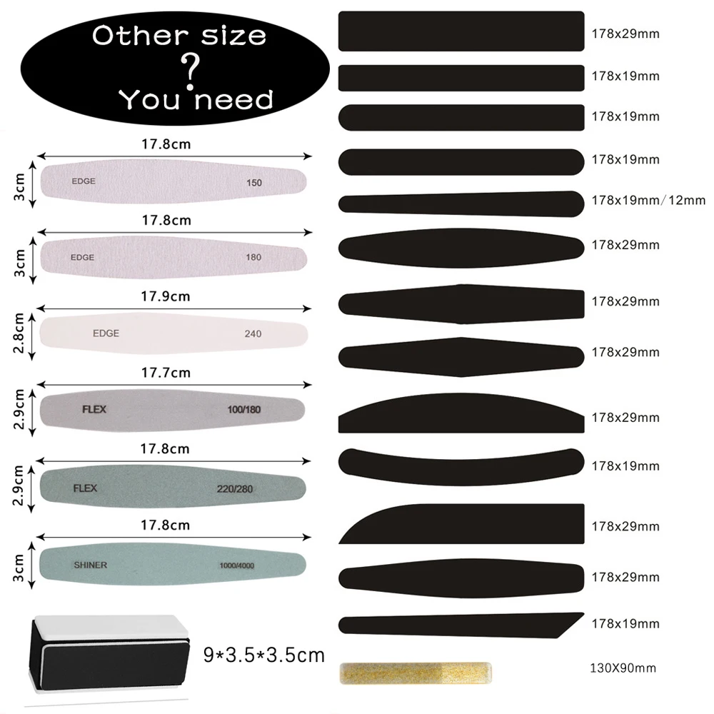 Sample-fee-of-custom-nail-files-with-logo-nail-files-100-180-grit-80 ...