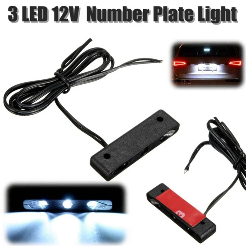 1PC-LED-License-Plate-Light-For-SUV-Truck-Trailer-Motorcycle-White-High ...