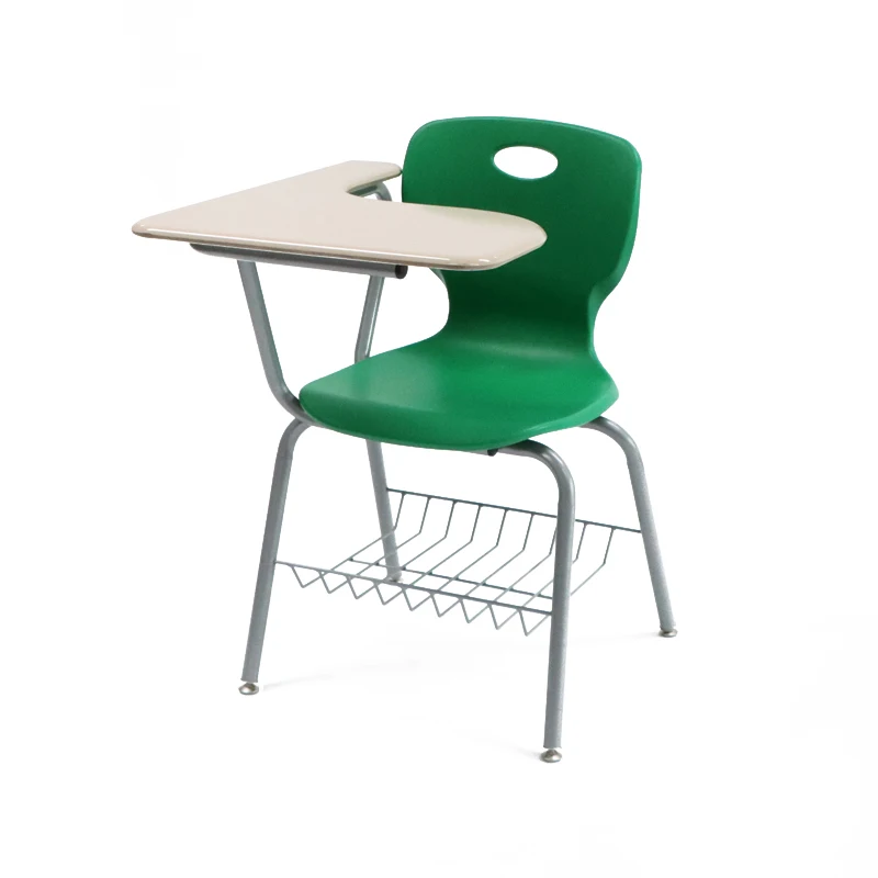 School-Student-Study-Chair-with-big-Writing-Pad-Office-Folding-Training ...
