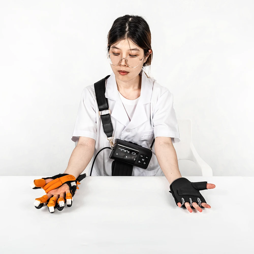 New Portable Fr03 Hand Rehabilitation Finger Therapy Robot Gloves ...