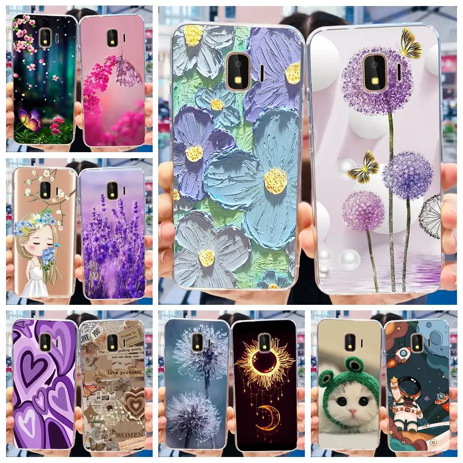 For-Samsung-Galaxy-J2-Core-Case-SM-J260F-Stylish-Painted-Cover-Clear ...
