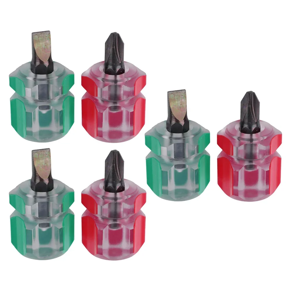 2-6PCS-Mini-Flat-Head-Screwdriver-Sewing-Machine-Cross-head-Short ...