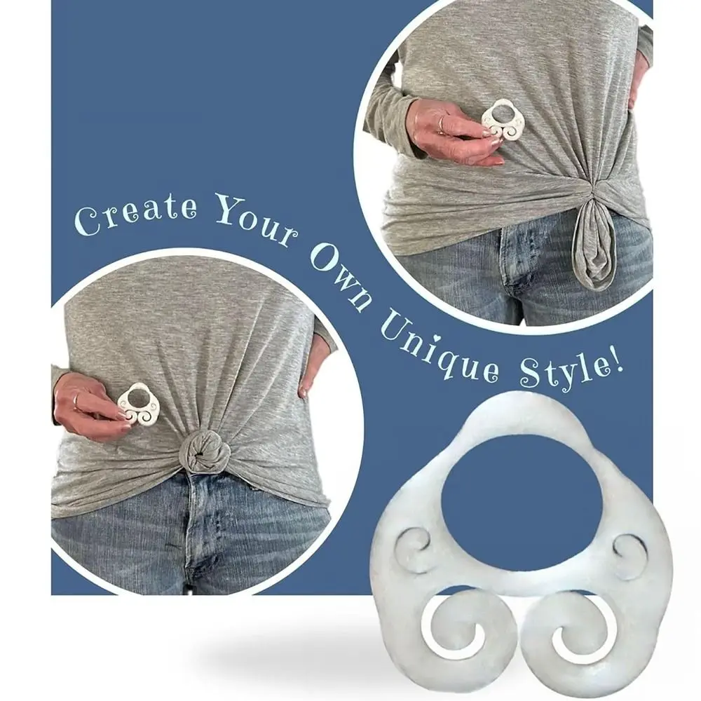 Clothes-Tighten-Women-s-Tight-Clip-Shirt-Hem-Fixed-Buckle-Knotted ...