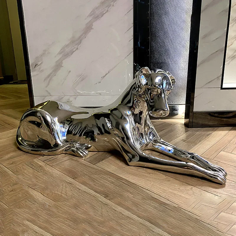 Home Decor Great Dane Dog Statue Room decor Animal Statues And ...