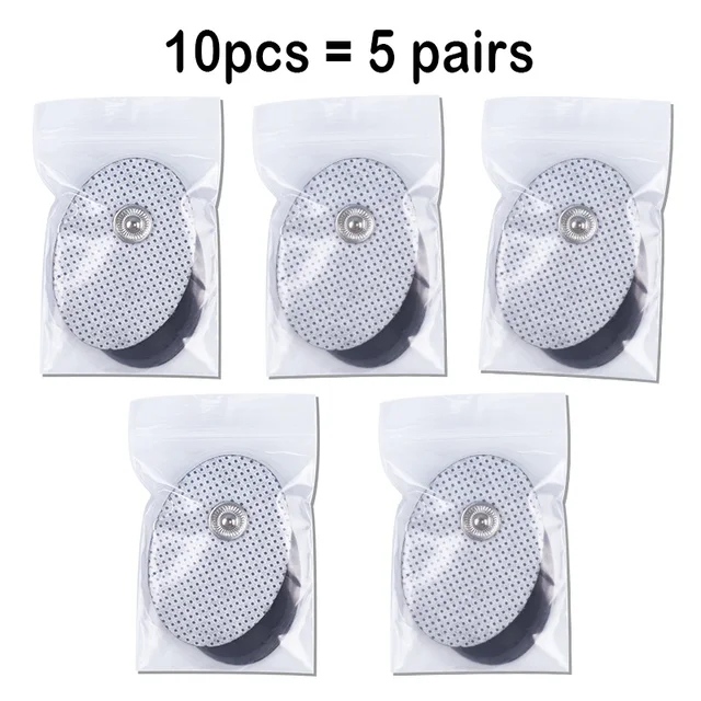 10/20Pcs Electrode Pads Self Adhesive Replacement Tens Non-woven Fabric ...
