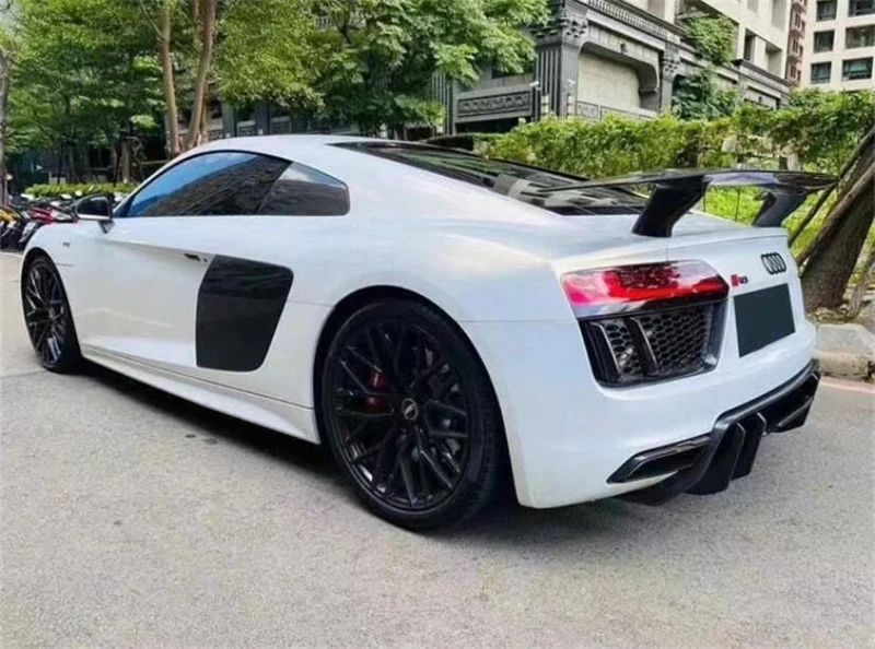 REAL FORGE CARBON FIBER SPOILER For Audi R8 V8 V10 GT 2017 2018 2019 ...