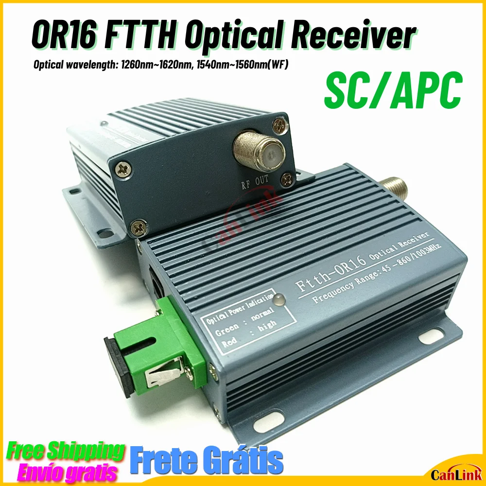 OR16 Fiber RF Converter Optical Receiver FtthWithout Filter Designed ...