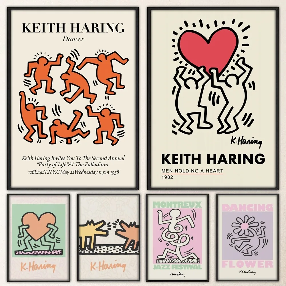 Keith-Art-Exhibition-Poster-Fancy-Poster-Wall-Sticker-for-Living-Room ...