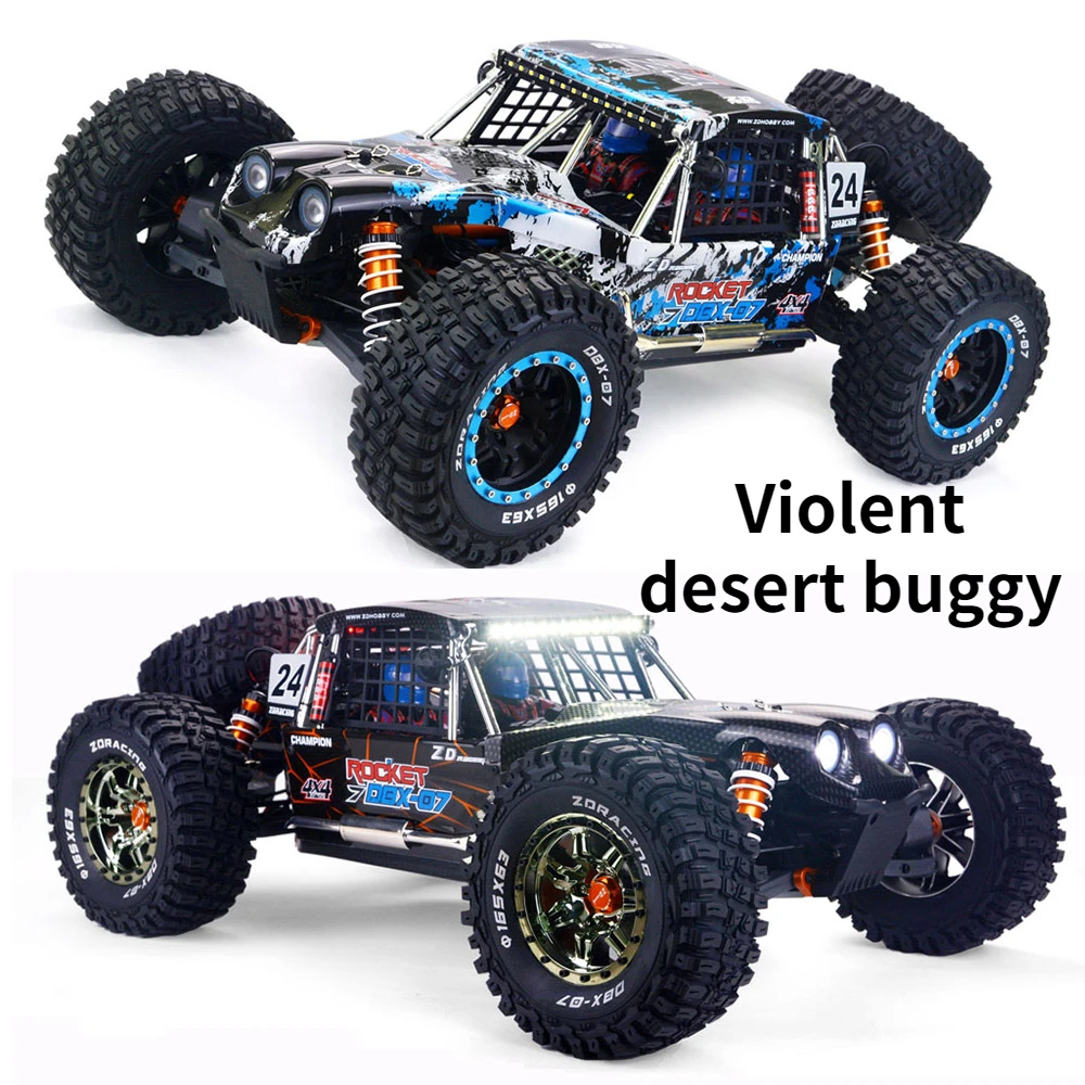 RC 레이싱 1/7 브러시리스 DBX 07 6S RC 자동차 RTR/키트 4 륜 구동 오프로드 전원 사막 카드 모델 장난감 ...