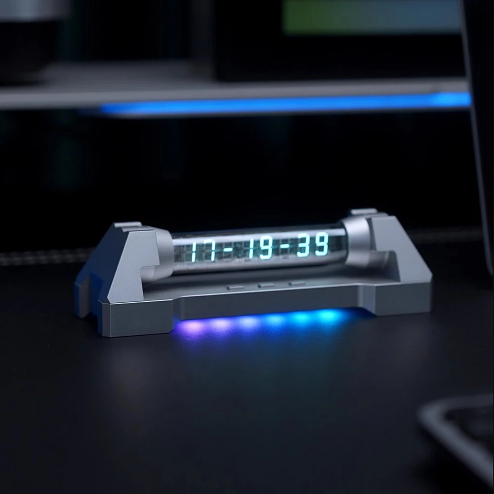 IV18-Fluorescent-Tube-Clock-IV-18-Nixie-Tube-Geek-Creative-Decoration ...