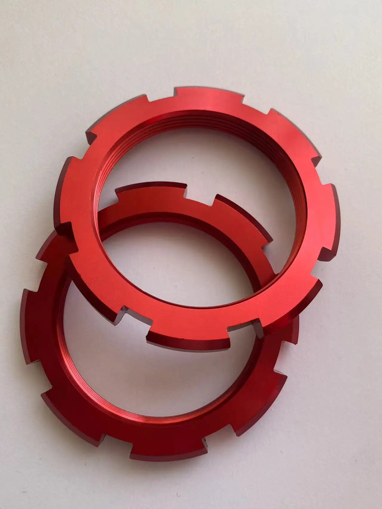 Aluminum-red-anodized-aluminum-locking-nuts-M54-1-5MM-for-coilovers ...