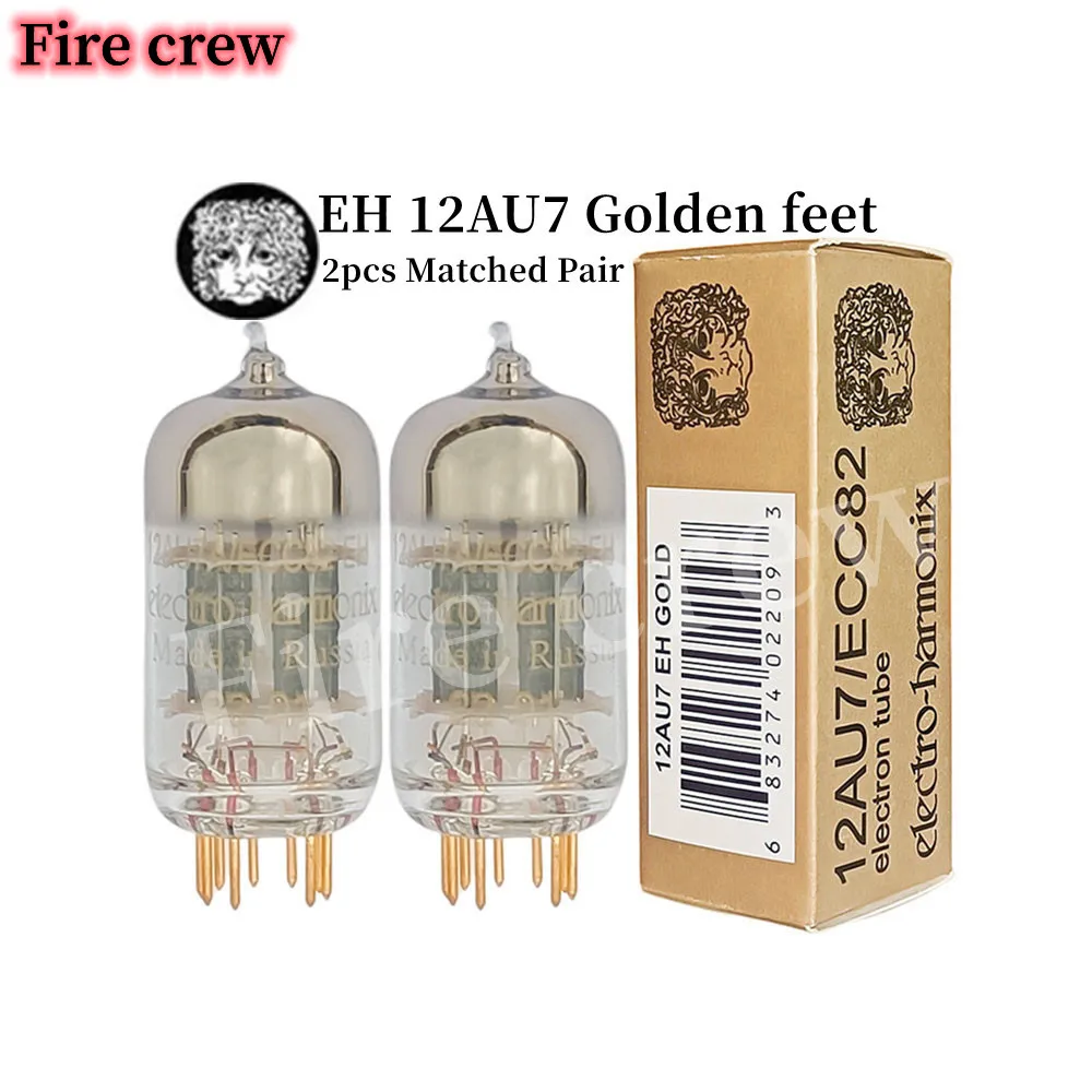 Fire Crew EH 12AU7 ECC82 Vacuum Tube Golden feet Upgrade 6189 5814 5963 ...