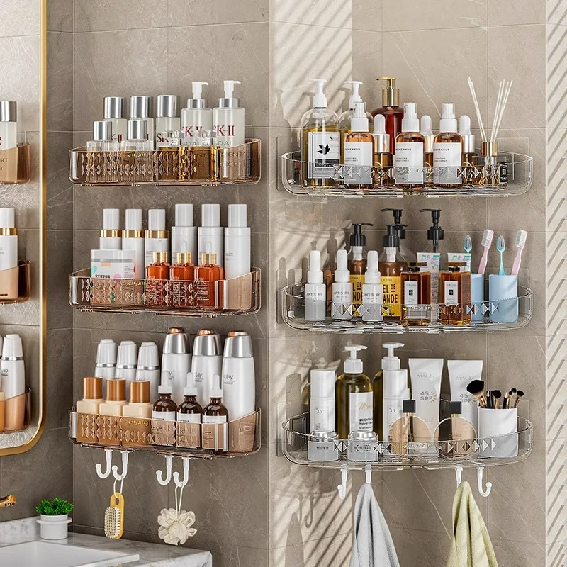 Bathroom-shelf-Bathroom-shelf-perforation-free-wall-mounted-toilet-wall ...