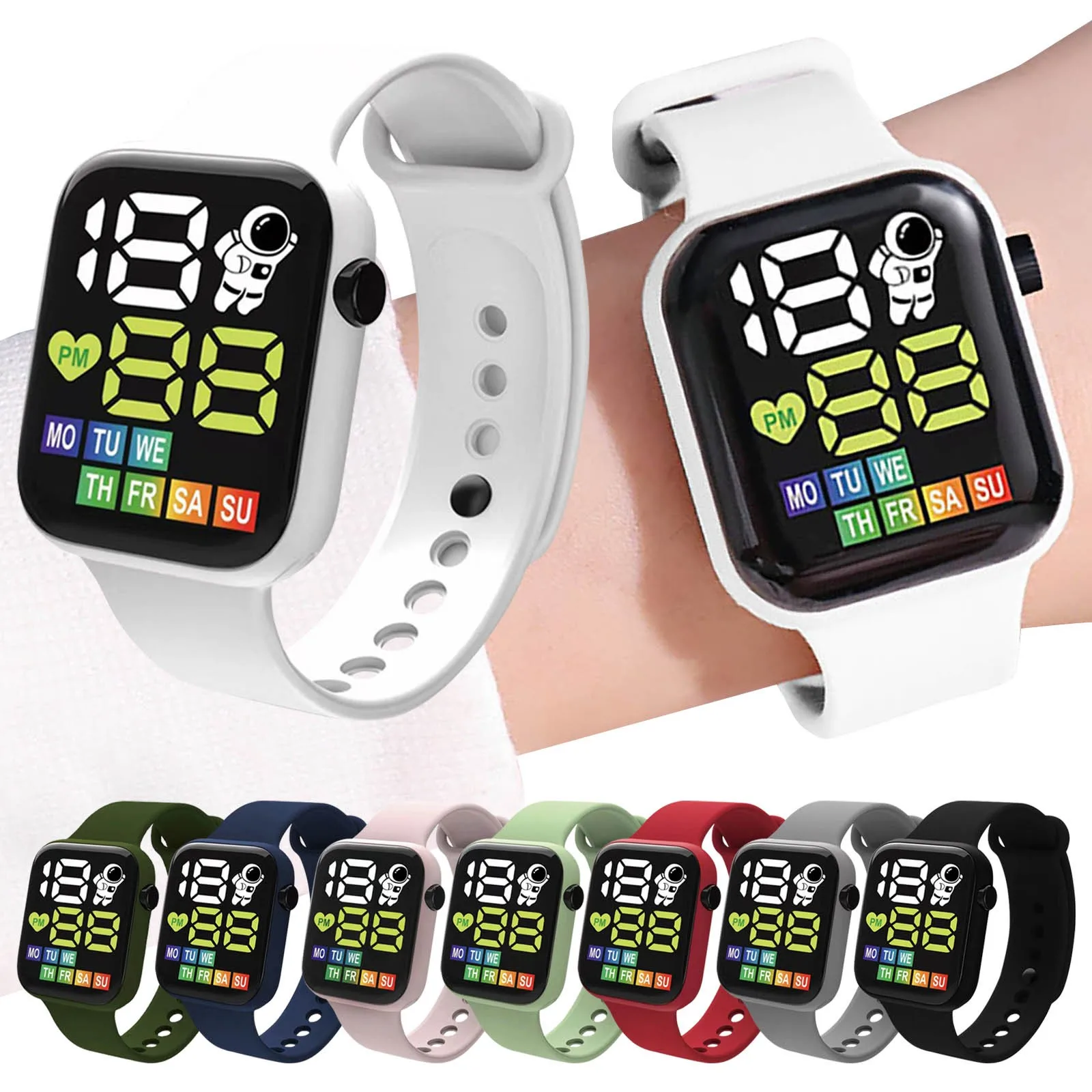 2024-LED-Digital-Watch-For-Kids-Sports-Waterproof-Watches-Boy-Girl ...