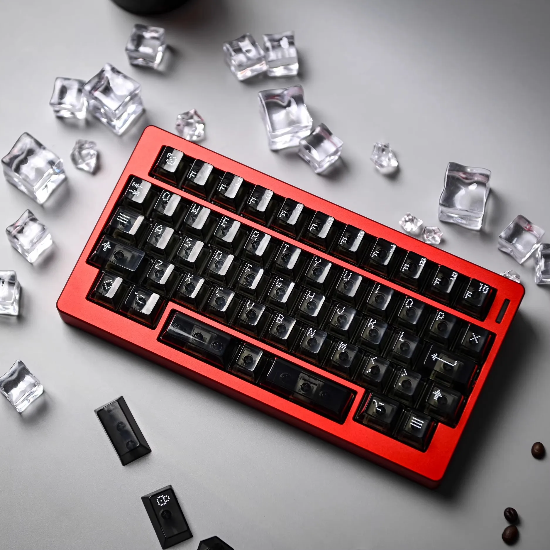 Translucent-Personalized-Keycaps-UV-coated-Multi-color-Cherry-Profile ...