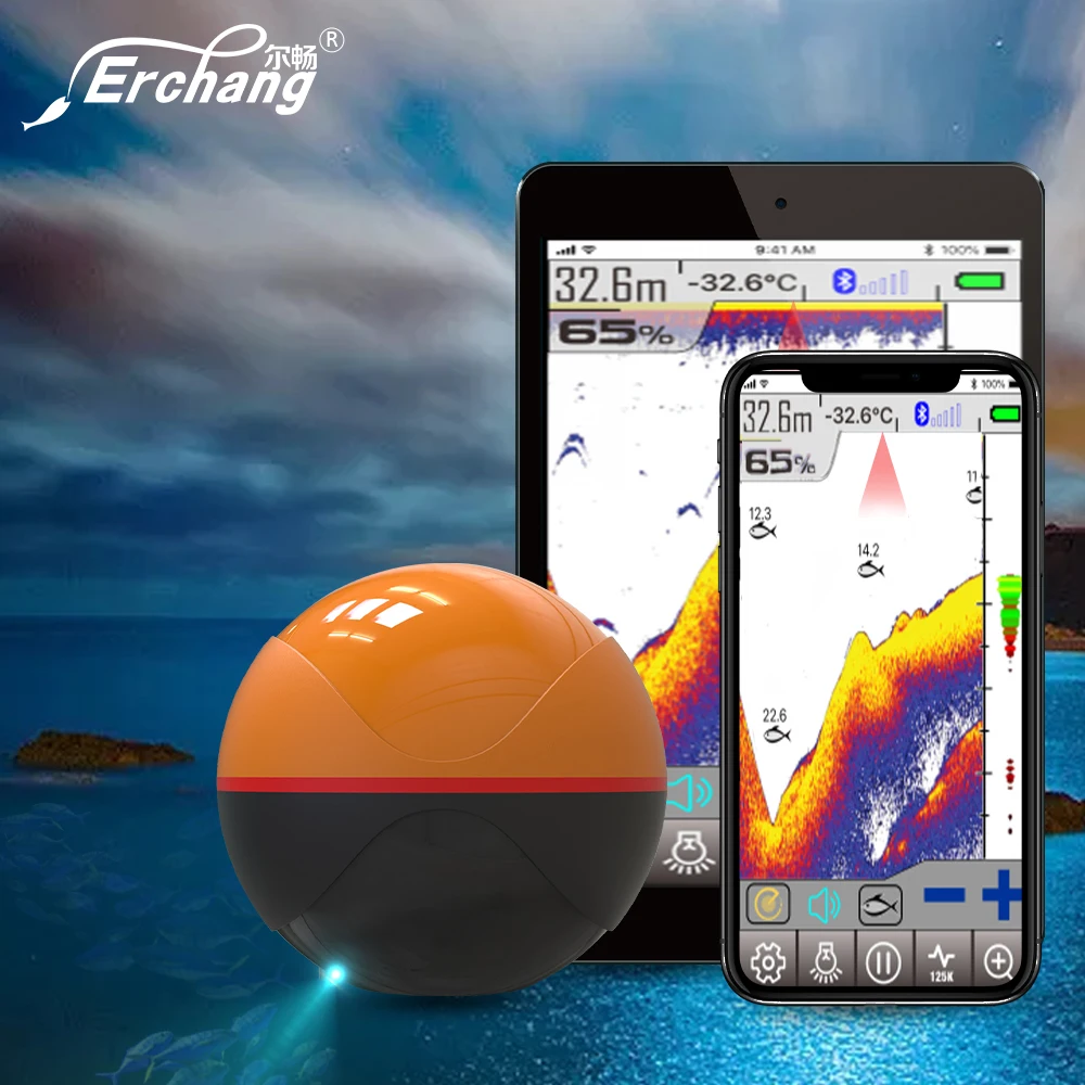 Erchang-Wireless-Fish-Finder-Sonar-For-Fishing-125khz-330khz-Echo ...
