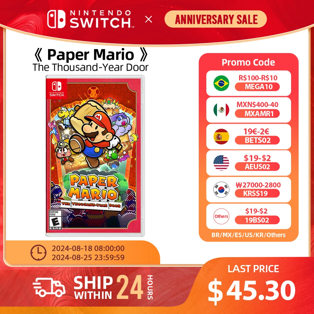 Nintendo-Switch-Game-Paper-Mario-The-Thousand-Year-Door-Physical-Game ...