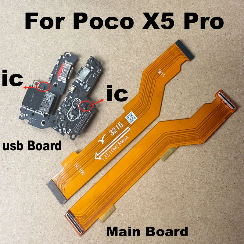For Xiaomi Poco X5 PRO 5G Fast USB Charging Dock Port Mic Microphone ...