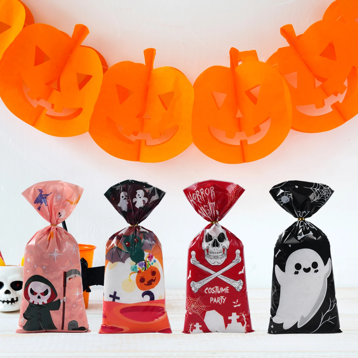 Halloween-Candy-Bag-Gift-Cookie-Bag-Biscuits-Snack-Plastic-Packaging ...
