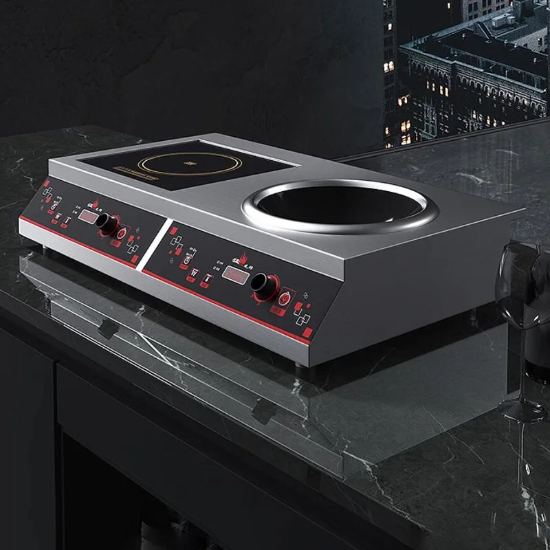 Stainless-Steel-Induction-Cooker-Home-Commercial-220V-3500W-High-Power ...