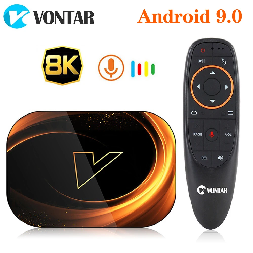 Vontar X3 4gb 128gb 8k Tv Box Android 9 Smart Android Tvbox 9.0 Amlogic ...