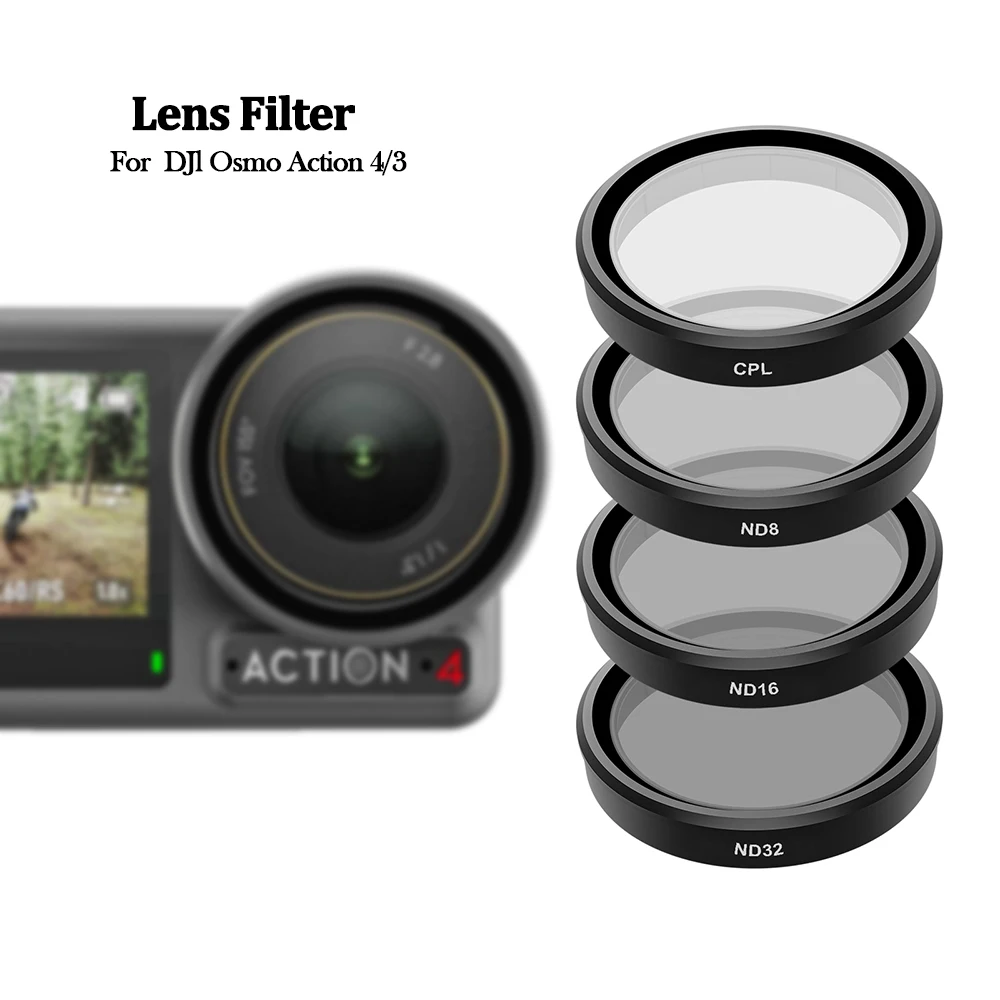 TELESIN-Action-Camera-Filters-Set-CPL-ND8-ND16-ND32-Lens-Filters-for ...