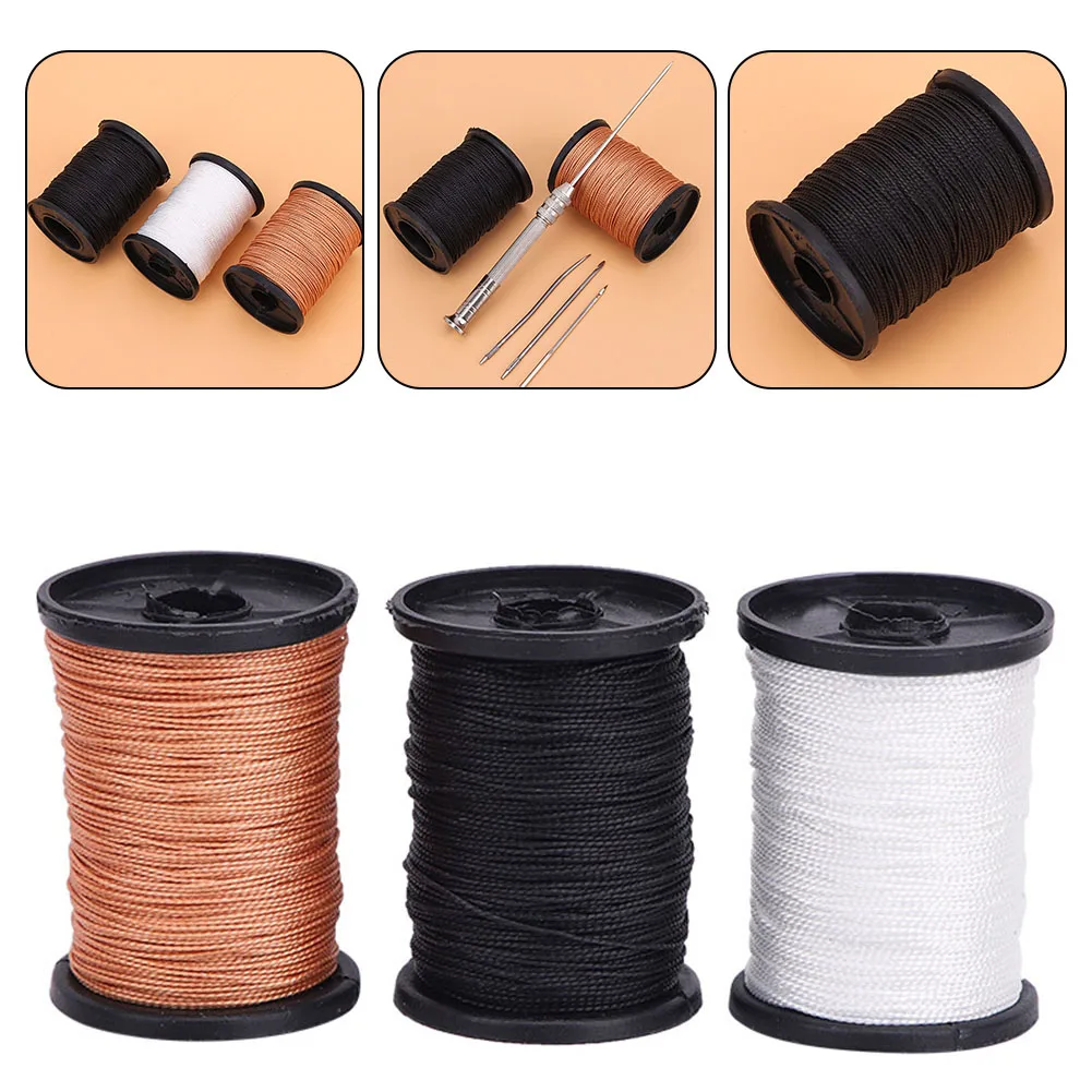 6-4-5cm-White-black-brown-3-Colors-Nylon-Sewing-Thread-Leather-Sewing ...