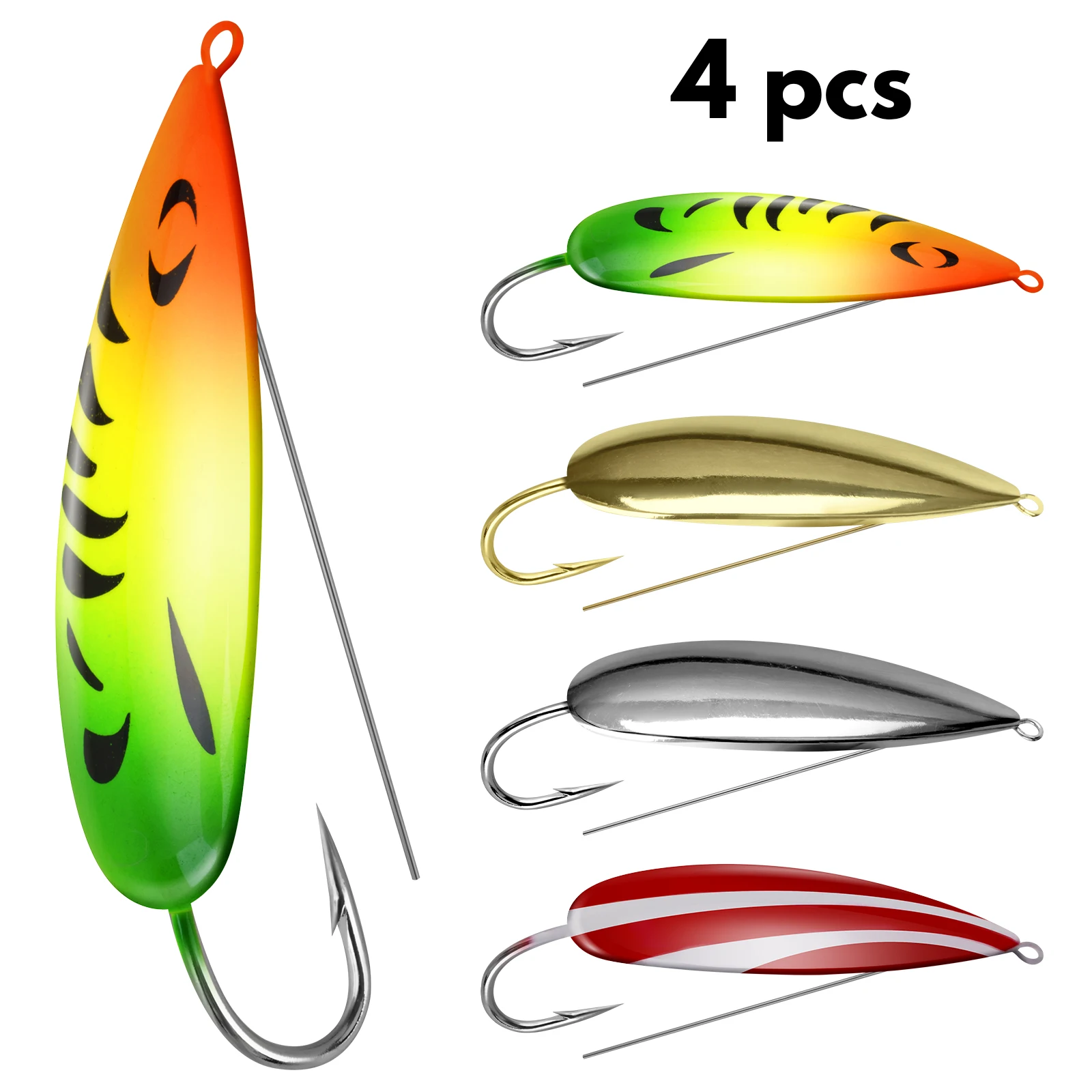 4Pcs-Weedless-Spoon-Fishing-Lures-for-Saltwater-Minnow-Fishing-Spoon ...