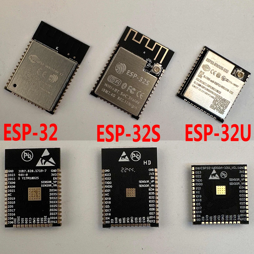1-2PCS-ESP32-WROOM-32-Wireless-Module-ESP-32-ESP-32S-ESP32U-Dual-Core ...
