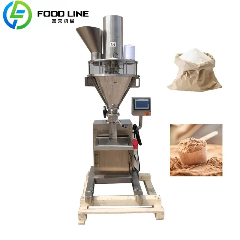 Manual Semi-automatic Auger Type Coffee Protein Rice Sugar Powder ...