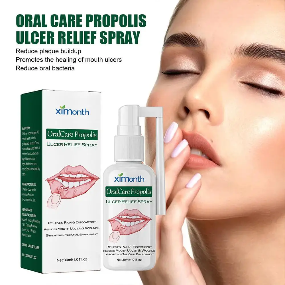 30ml-Oral-Ulcer-Relief-Spray-Oral-Ulcer-Blister-Periodontal-Care-Oral ...