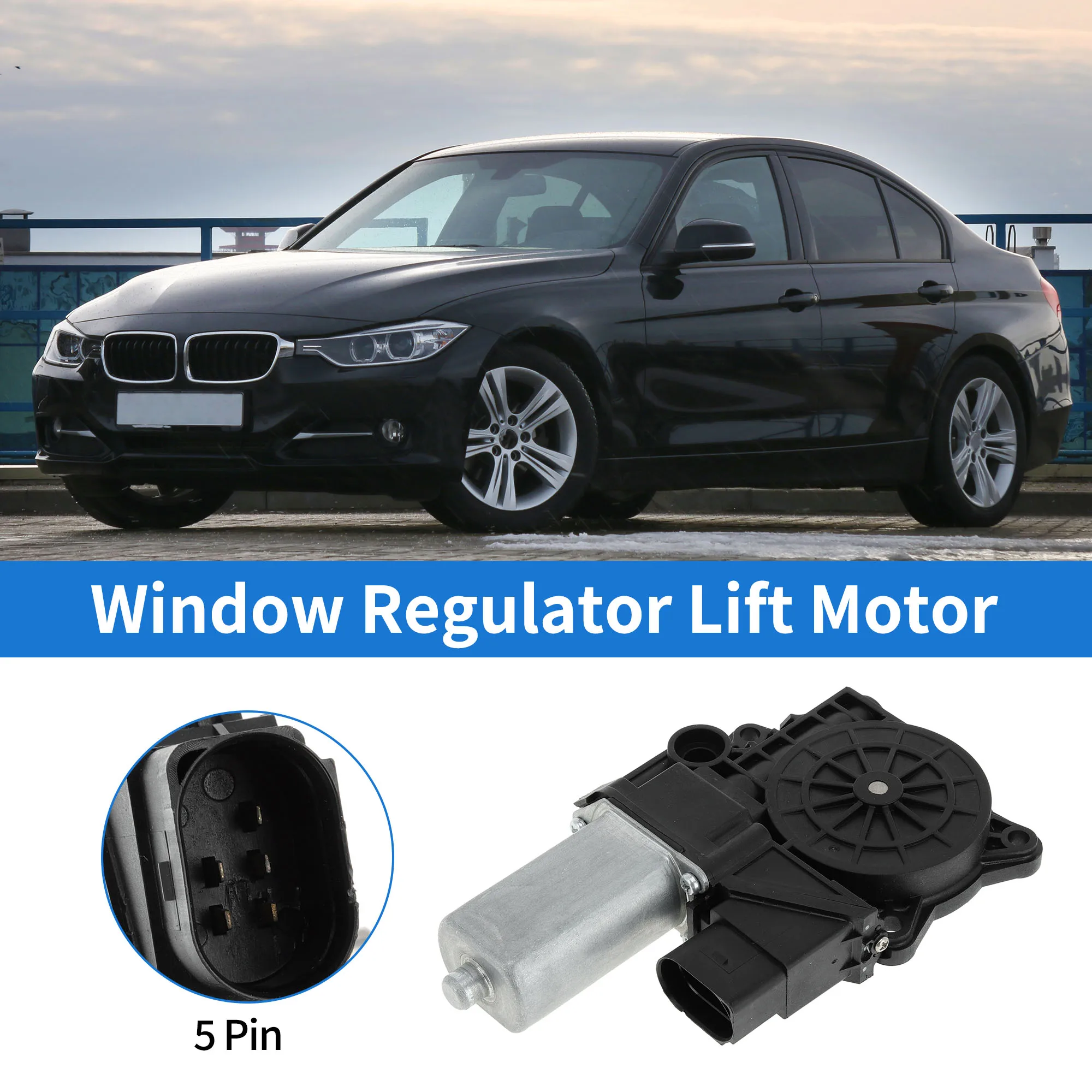 UXCELL No.67626927025 Power Window Regulator Lift Motor for BMW 323i ...