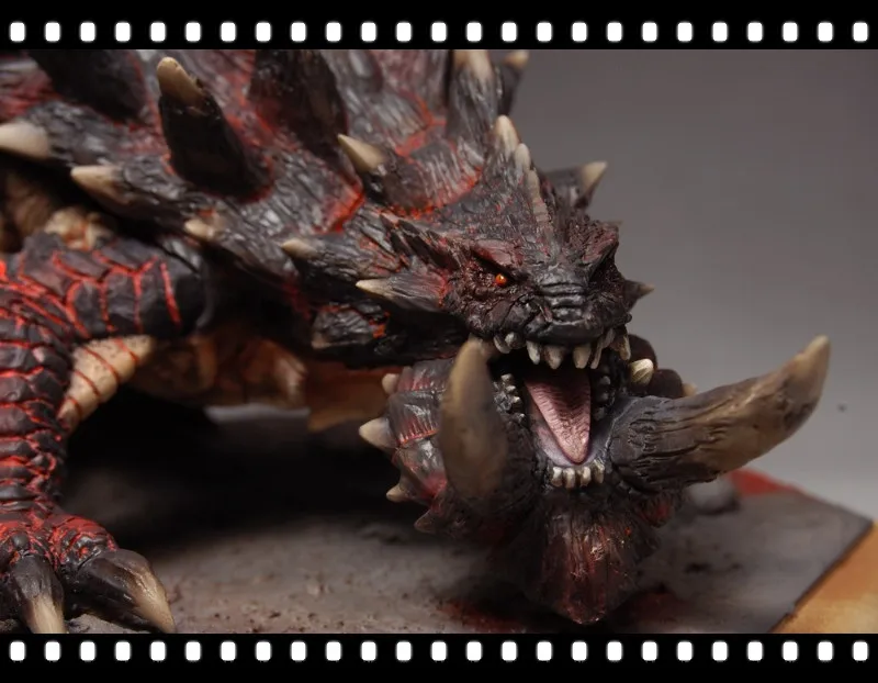 Monster hunter dinossauro sem pintura resina modelo kits tyrannosaurus ...