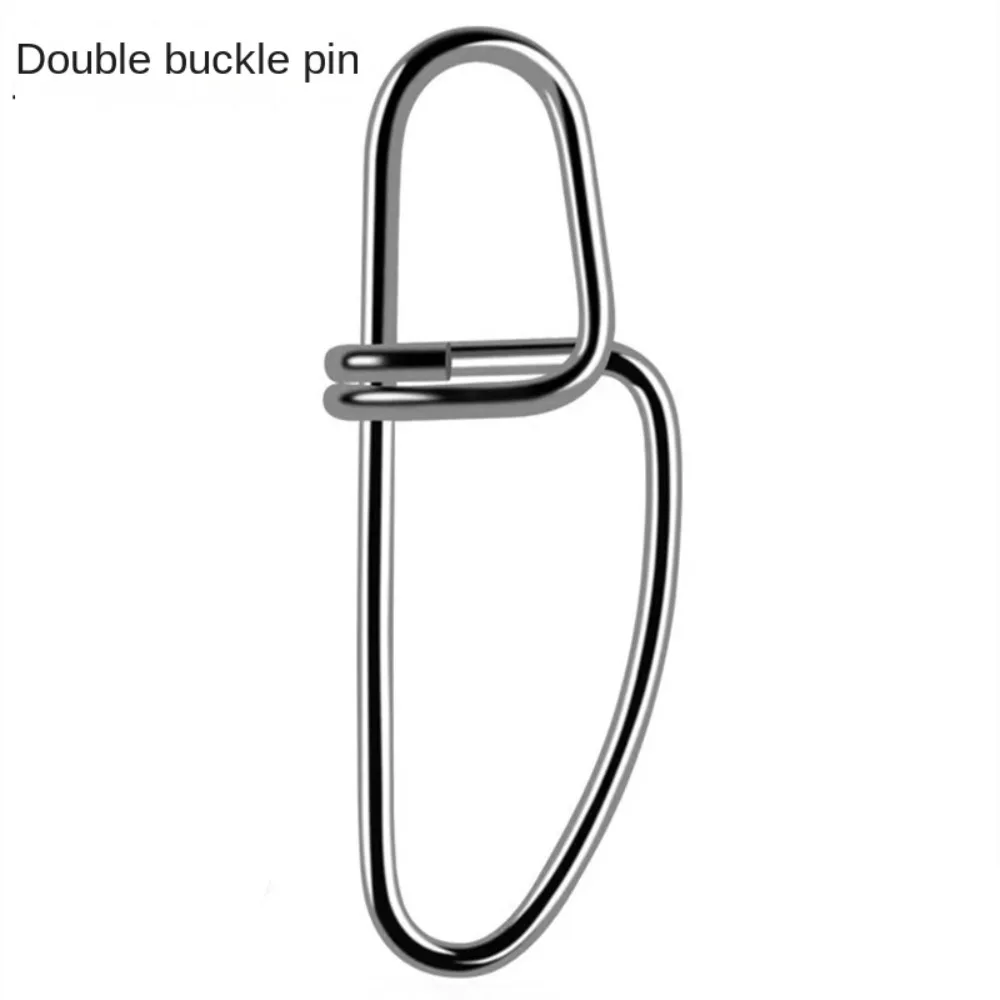 100pc-Fishing-Snap-Barrel-Swivel-Stainless-Steel-Safety-Fast-Lock ...