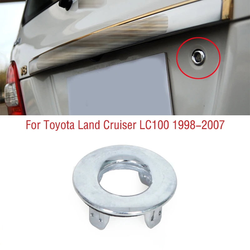 For Toyota Land Cruiser LC100 FJ100 1998-2007 Car Rear Trunk Tailgate Tail Door lock Hole Chrome ...