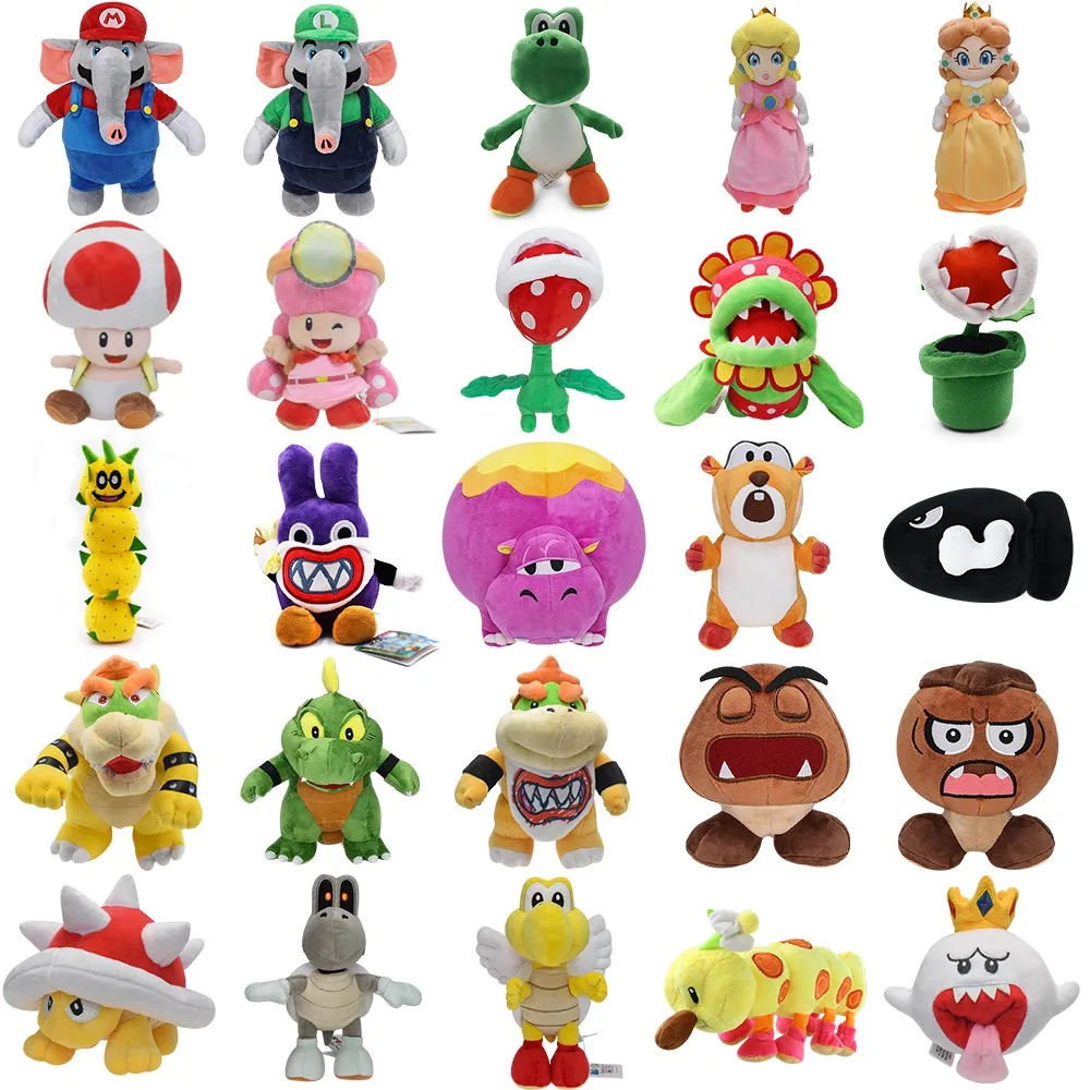 Super-Mario-Bros-Wonder-Plush-Toy-Mairo-Luigi-Princess-Peach-Daisy-Toad ...