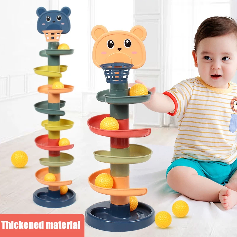 Baby-Toys-Sliding-Rolling-Balls-Pile-Tower-Stacking-Early-Educational ...